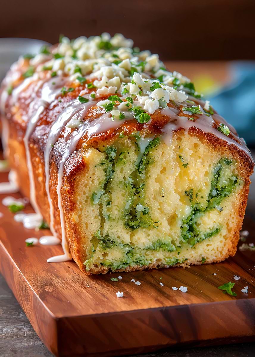 'Savory Herb and Cheese Loaf' Poster, picture, metal print, paint by ...