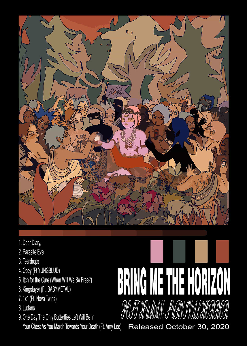 'Bring Me The Horizon Album Cover' Poster, picture, metal print, paint ...