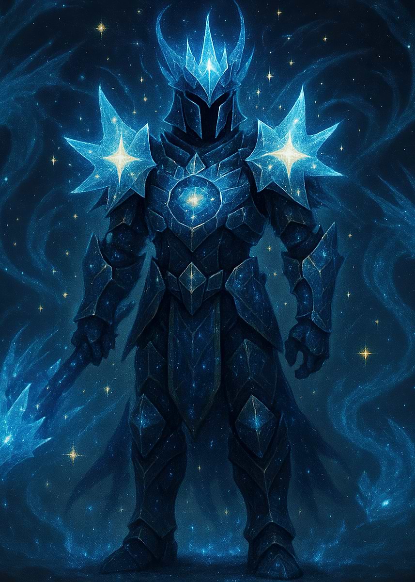 'Celestial Knight in Shining Star Armor' Poster, picture, metal print ...