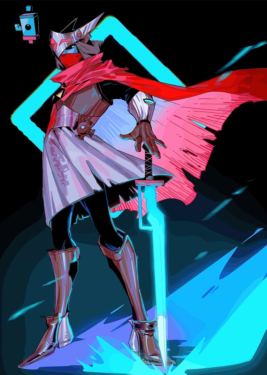 'Hyper Light Drifter character art' Poster, picture, metal print, paint ...