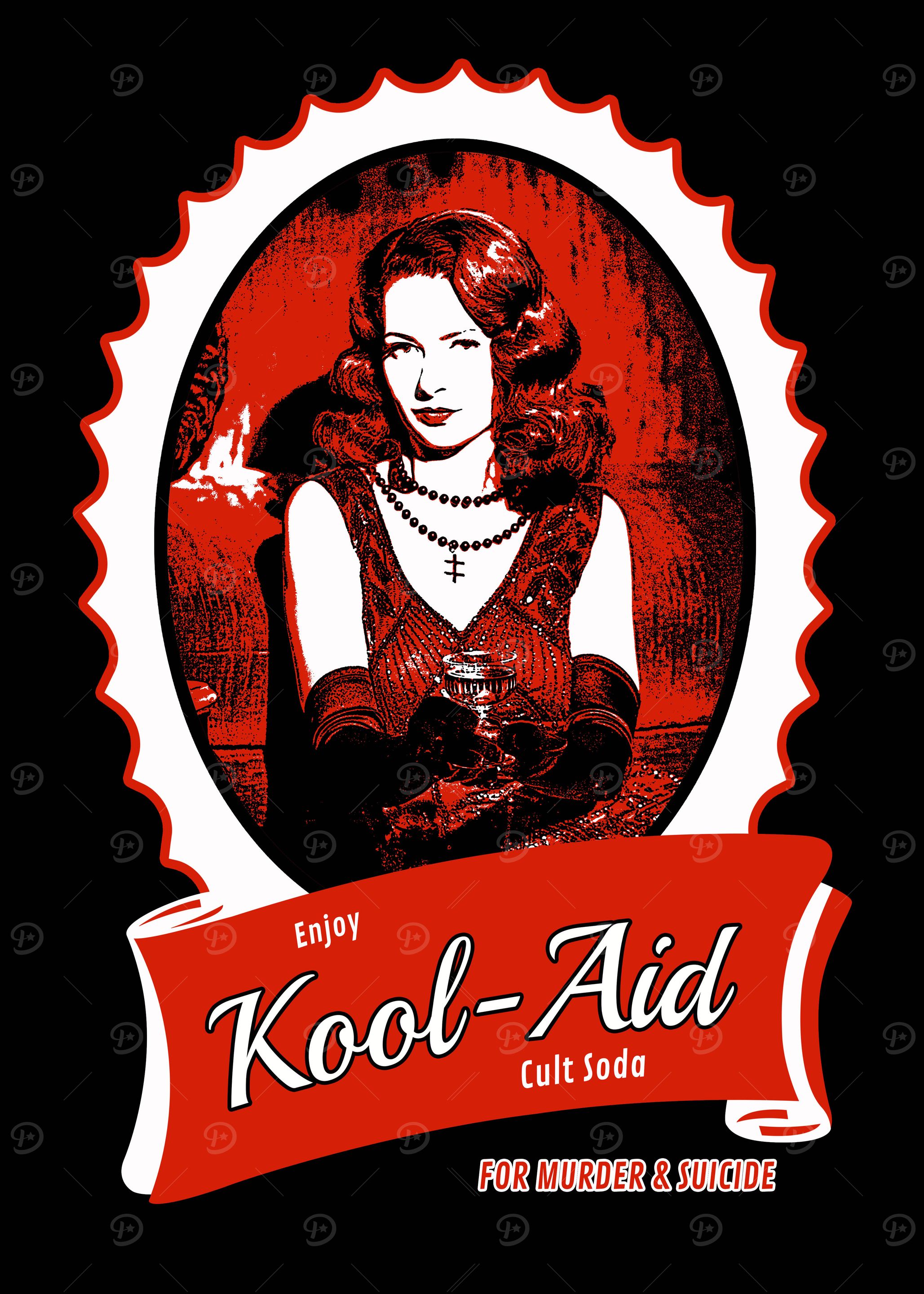 'Kool-Aid Cult Soda Parody Art' Poster, picture, metal print, paint by ...
