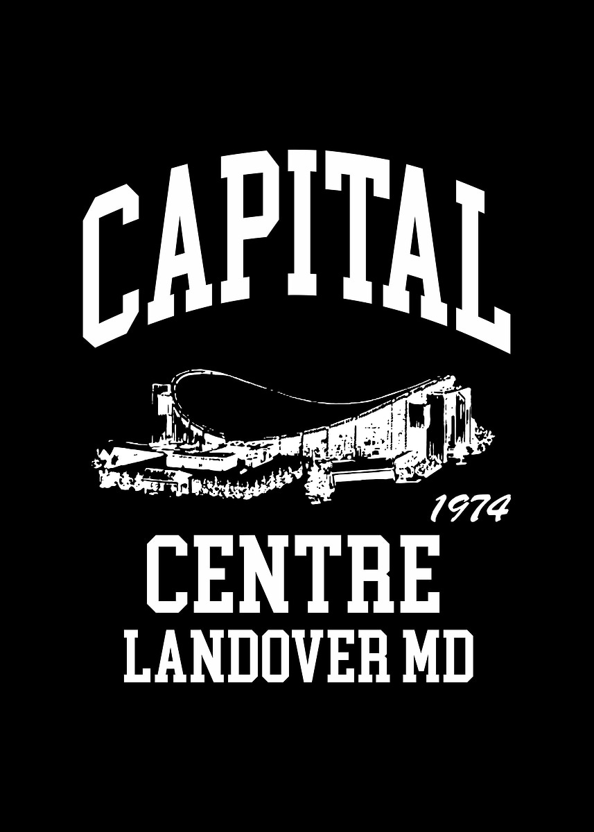 'Capital Centre Landover MD 1974' Poster, picture, metal print, paint ...