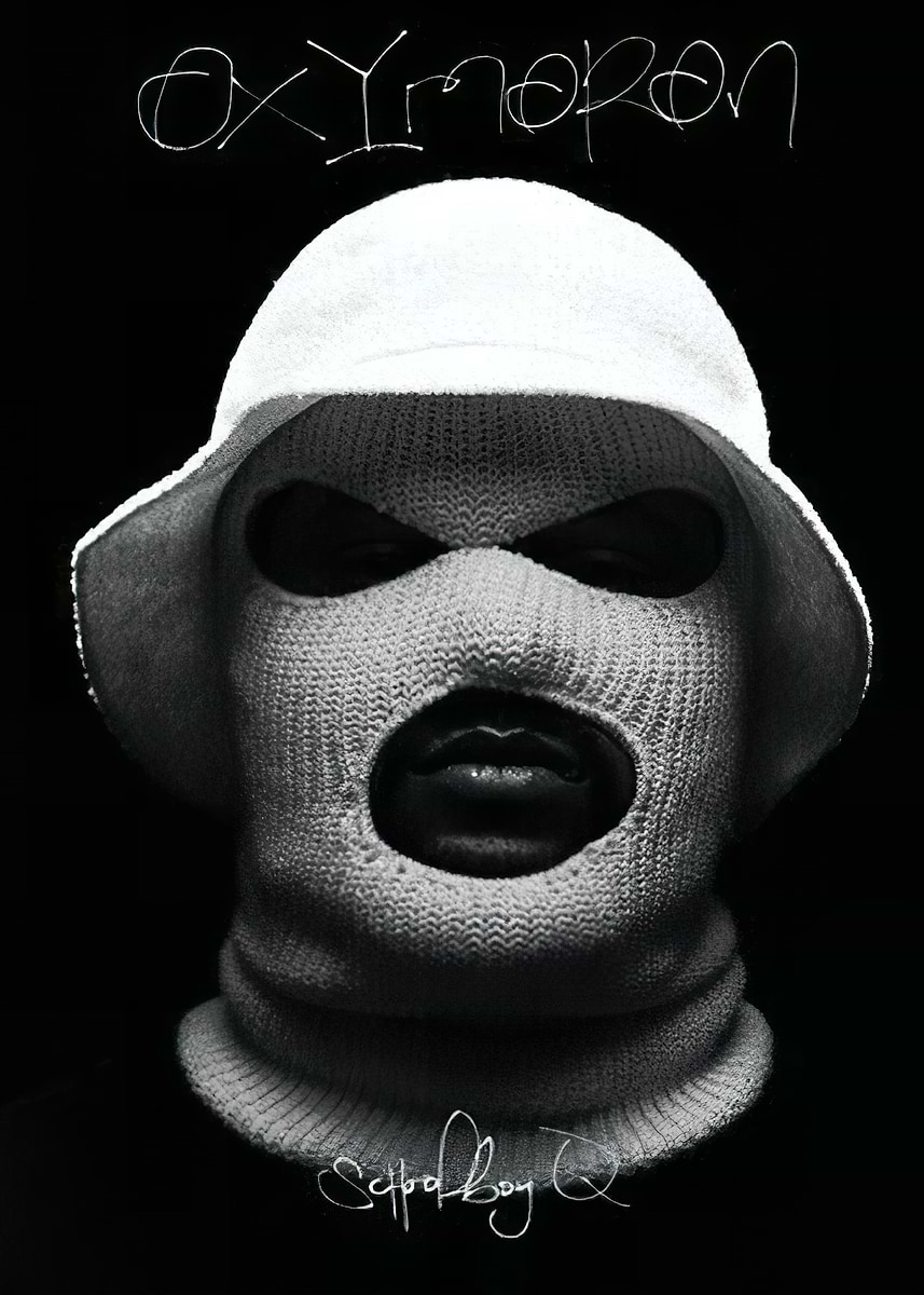 'ScHoolboy Q Oxymoron' Poster, picture, metal print, paint by sampoerna ...