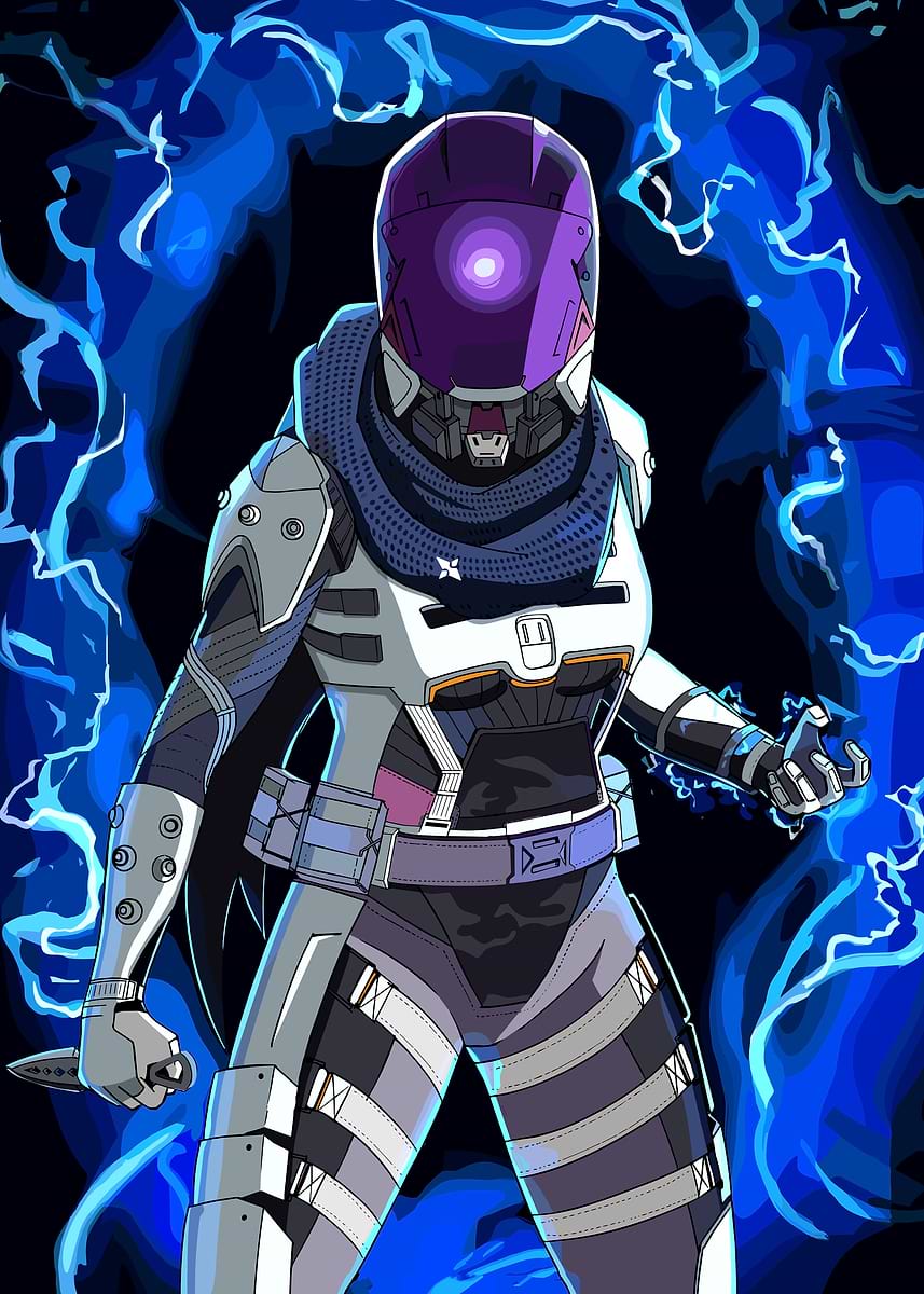 'Apex Legends Wraith Character Illustration' Poster, picture, metal ...