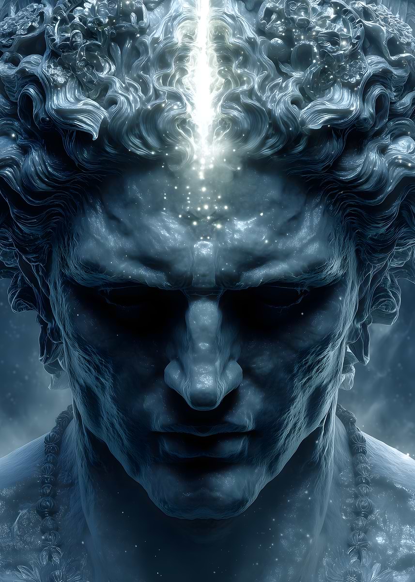 'Celestial Mind' Poster, picture, metal print, paint by Pitch CHA ...