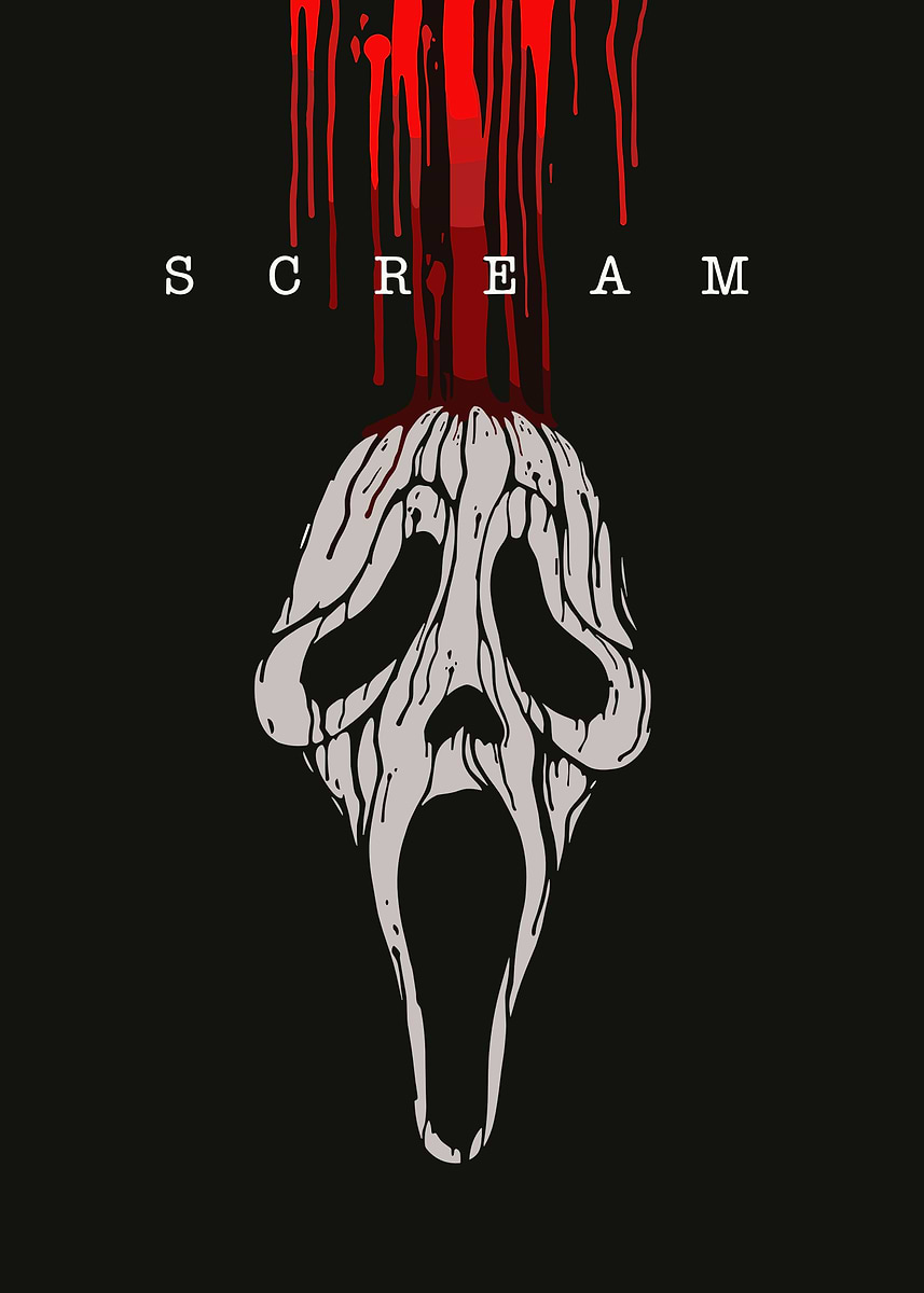 'Scream Movie Poster' Poster, picture, metal print, paint by mha7537 ...