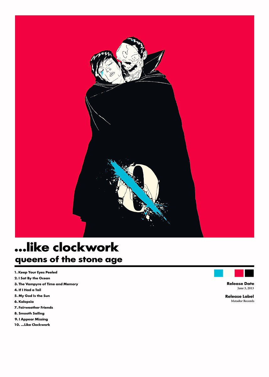 'Queens of the Stone Age ...Like Clockwork Album' Poster, picture ...