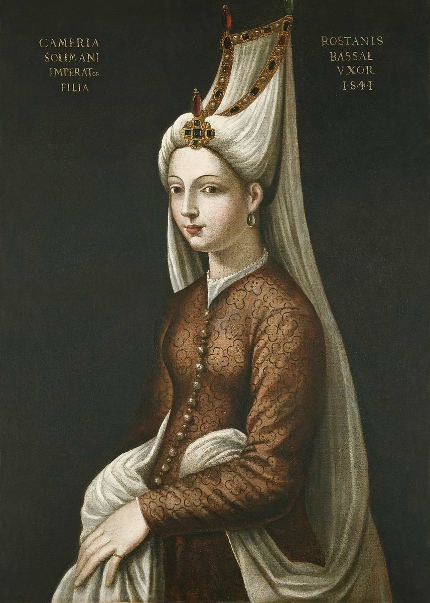 'Portrait of Cameria Solimani, 1541' Poster, picture, metal print ...