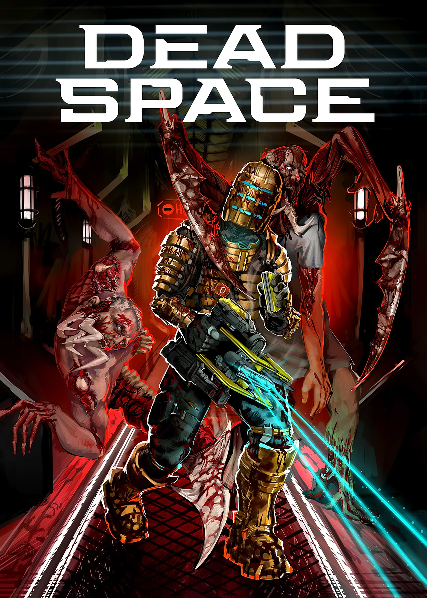 'Dead Space character art' Poster, picture, metal print, paint by Edgar ...