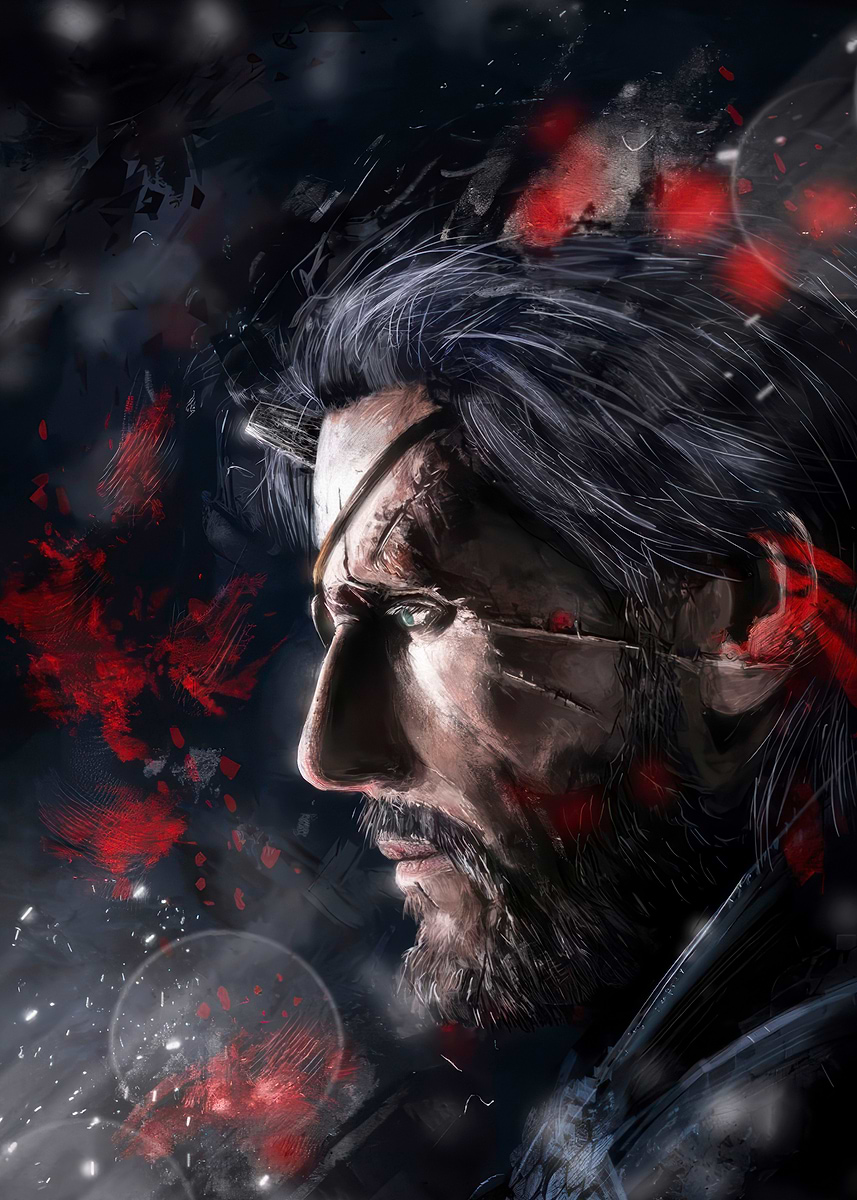 'Big Boss Portrait' Poster, picture, metal print, paint by shofar art ...