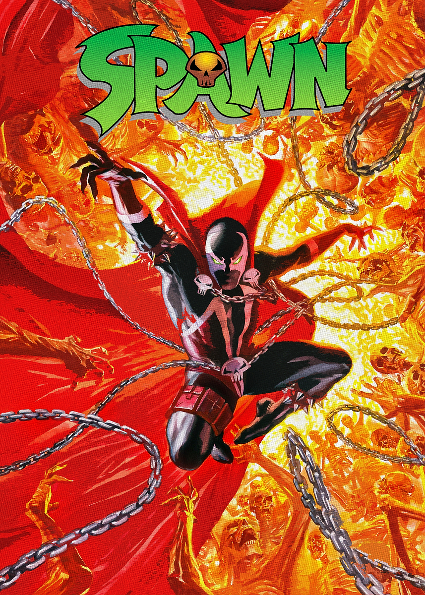 'Spawn Comic Book Cover Art' Poster, picture, metal print, paint by Erwan Felani | Displate