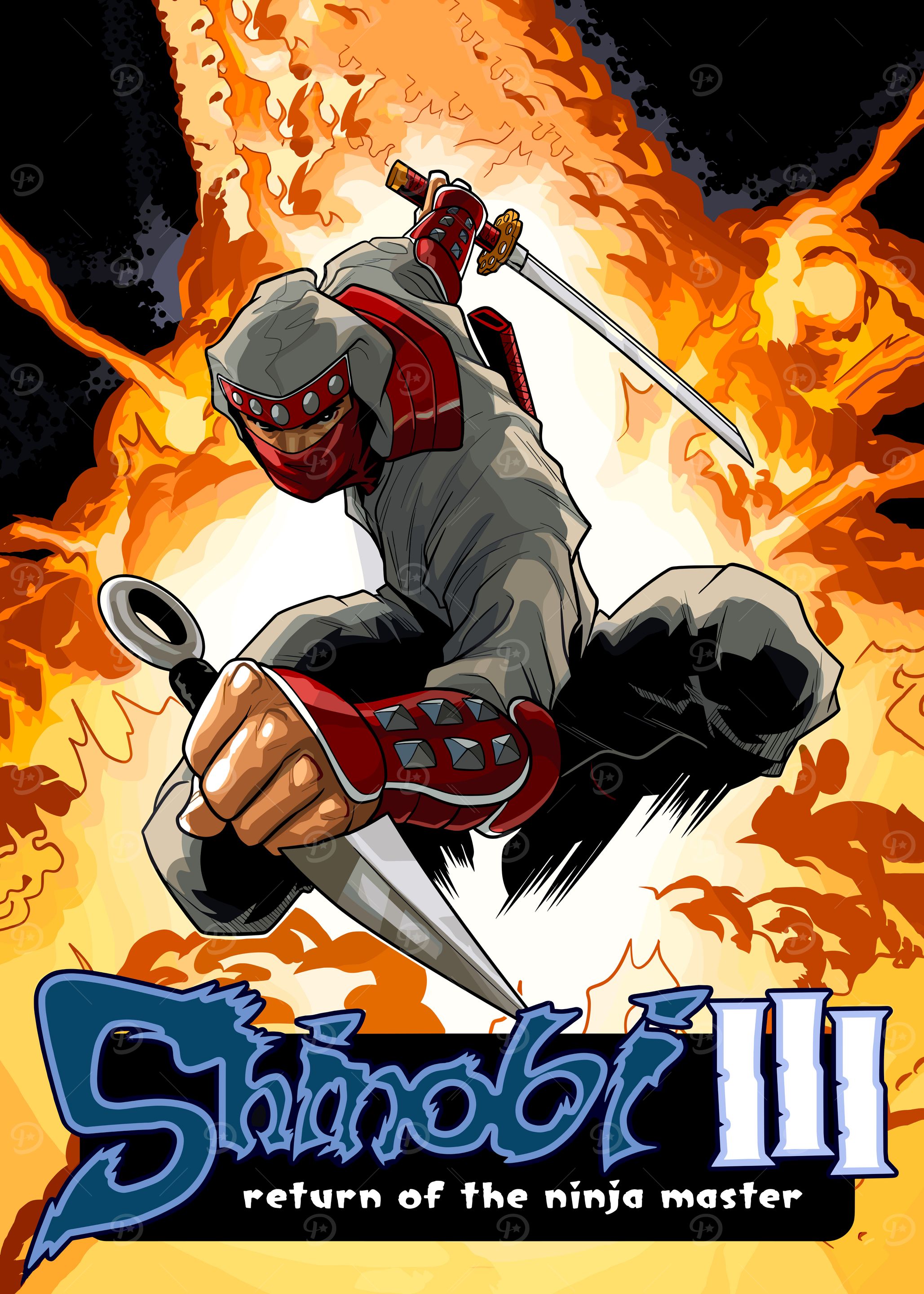 'Shinobi III: Return of the Ninja Master' Poster, picture, metal print ...
