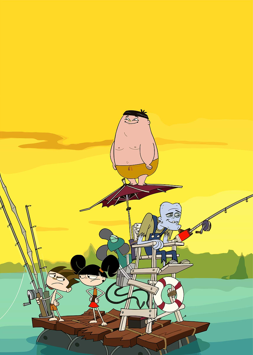 'Camp Lakebottom' Poster, picture, metal print, paint by Sagita | Displate