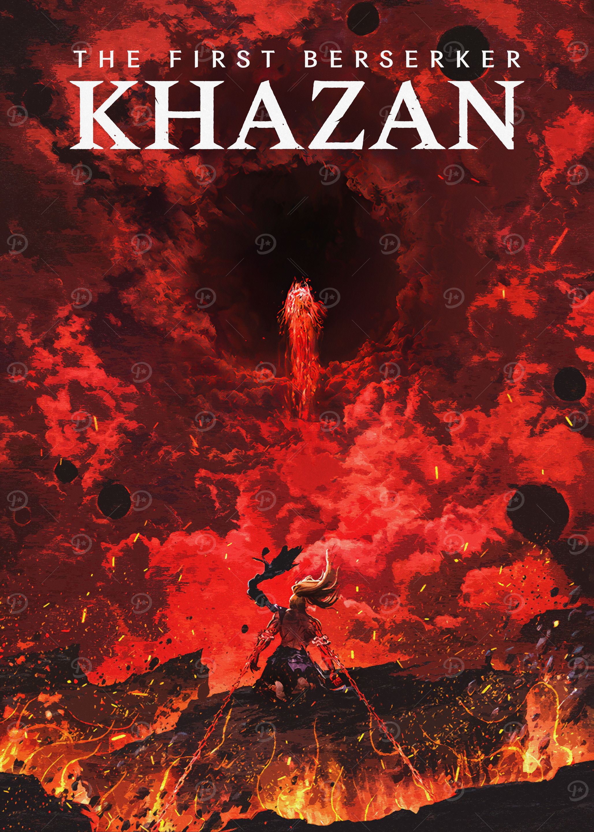 'The First Berserker: Khazan' Poster, picture, metal print, paint by ...