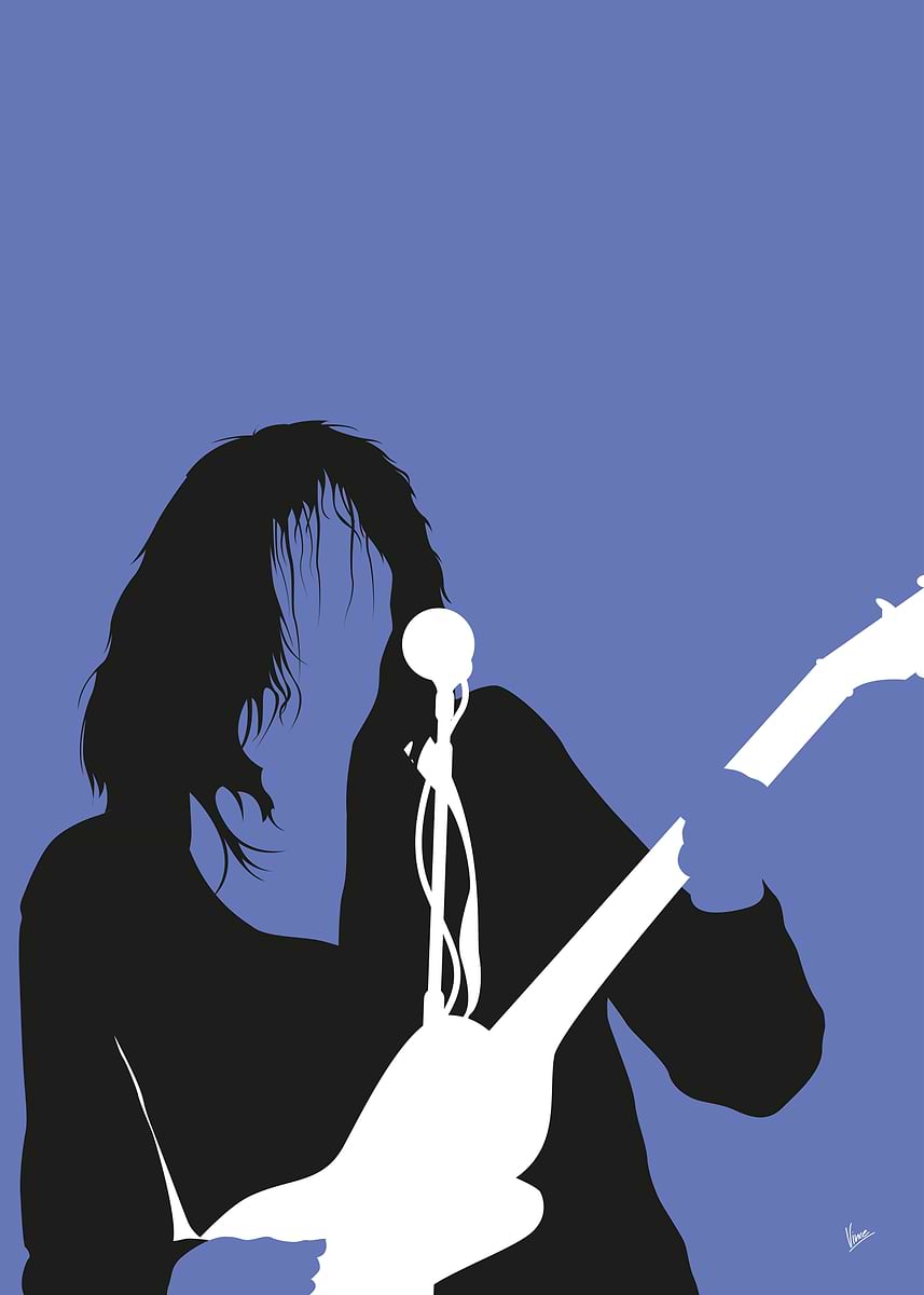 'No128 Neil Young' Poster, picture, metal print, paint by Chungkong Art ...