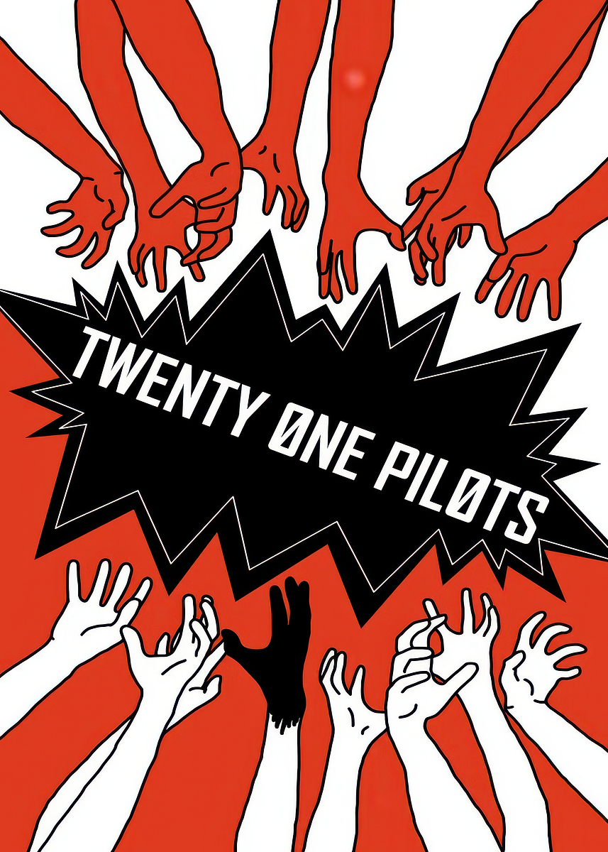 'Twenty One Pilots Fan Art' Poster, picture, metal print, paint by ...