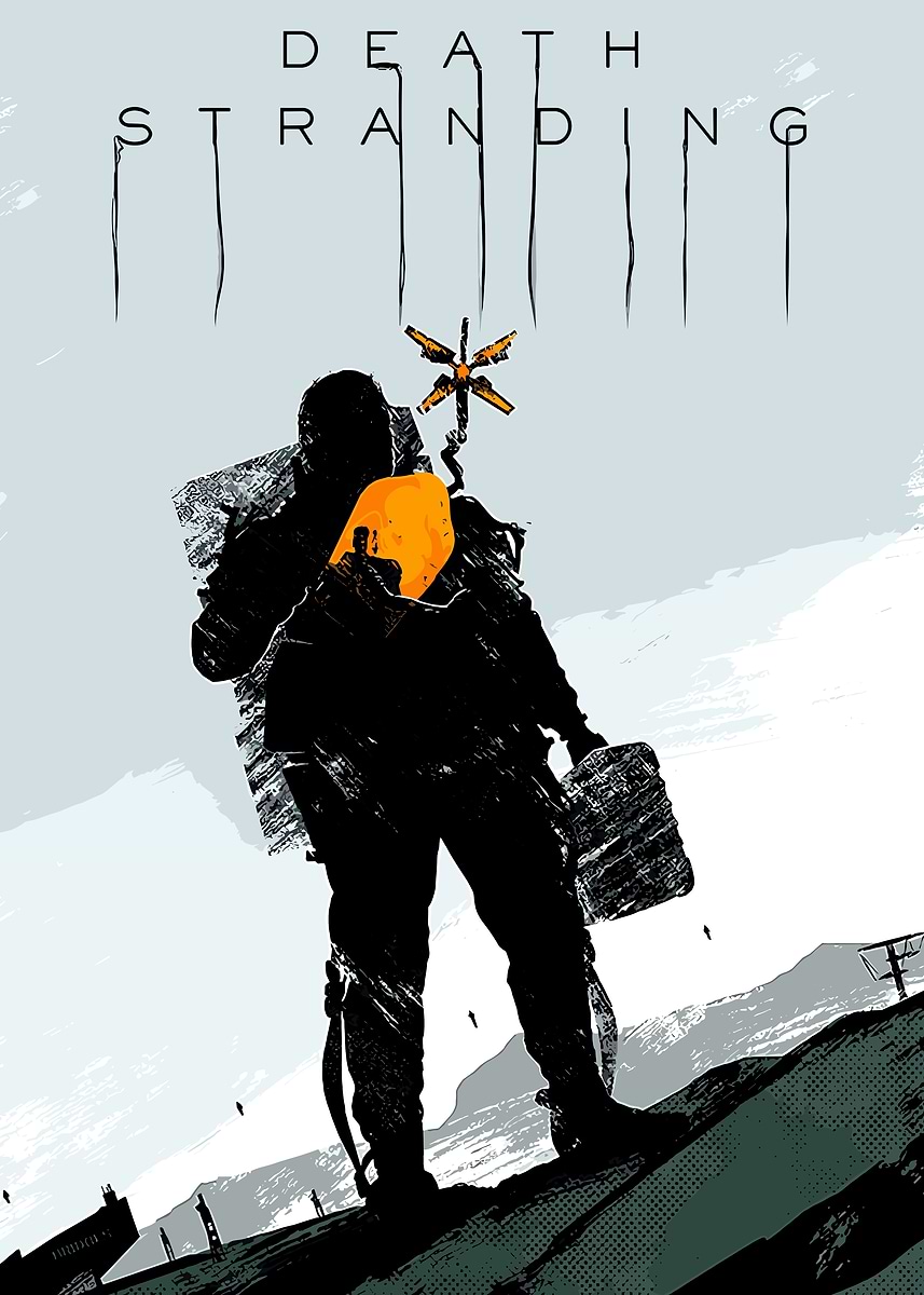 'Death Stranding Game Poster Art' Poster, picture, metal print, paint ...