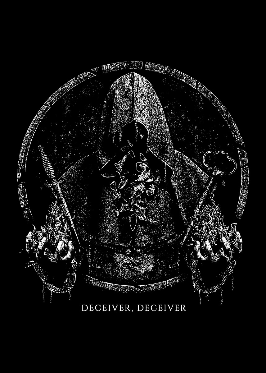 'Deceiver. Deceiver Dark Fantasy Art' Poster, picture, metal print ...