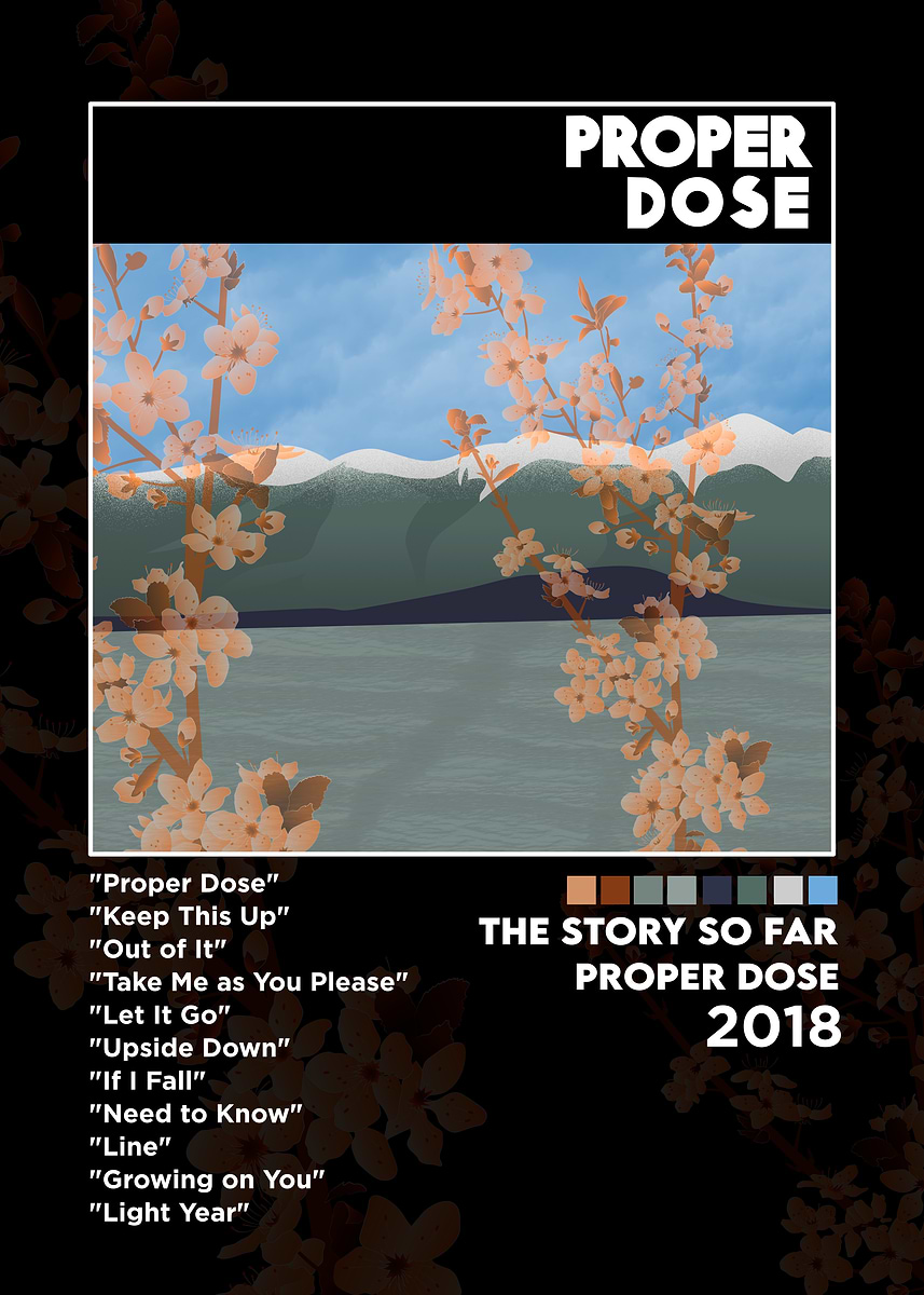 'The Story So Far - Proper Dose' Poster, picture, metal print, paint by ...