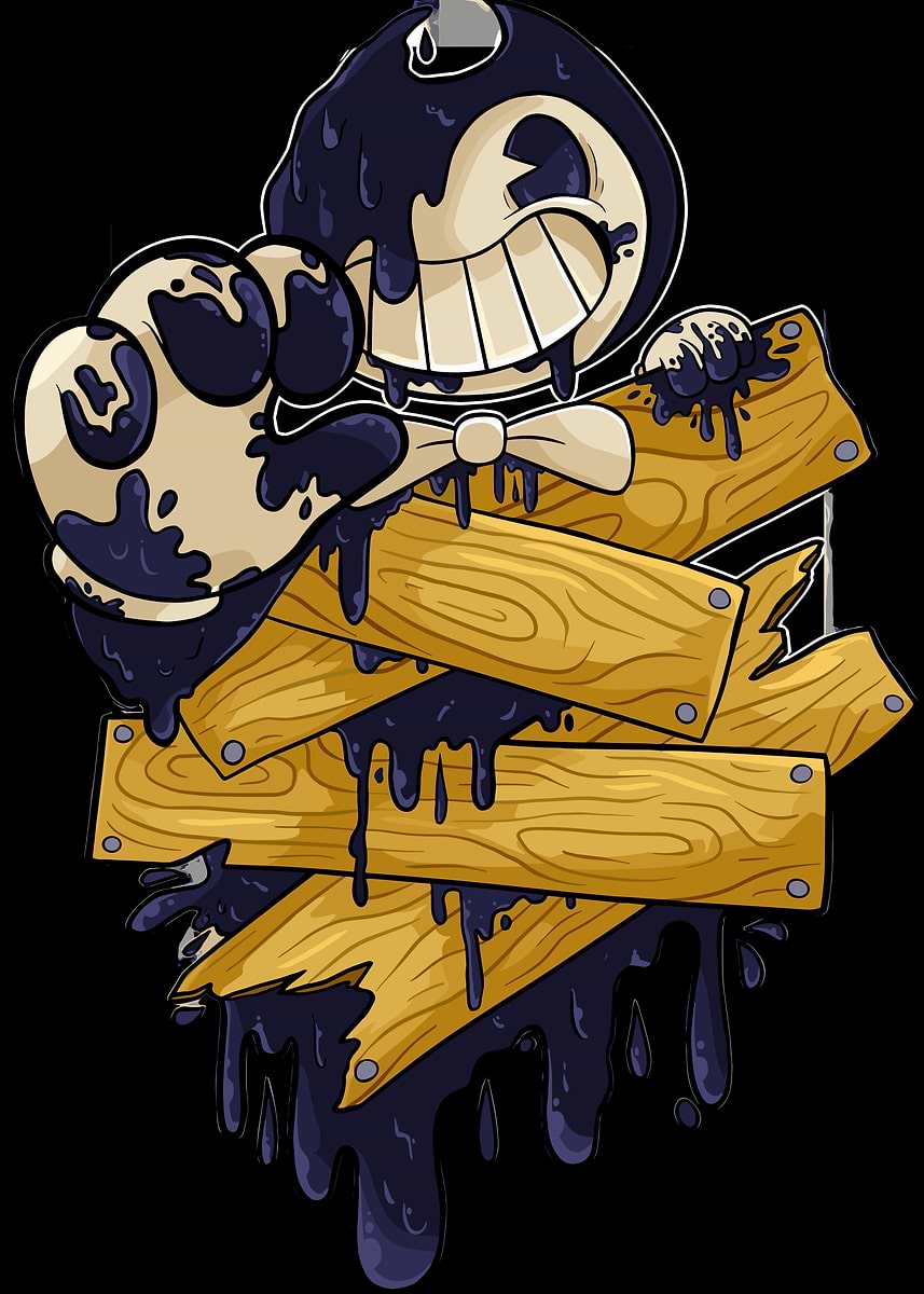 'Bendy and the Ink Machine Illustration' Poster, picture, metal print ...
