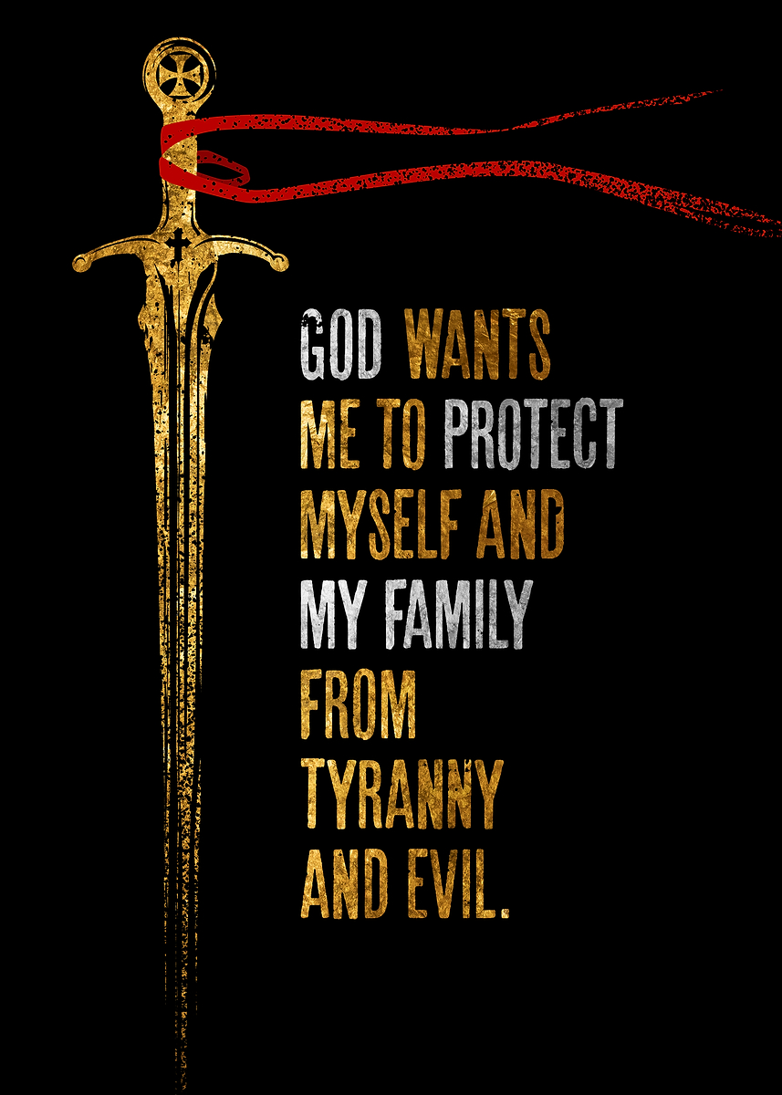 'God Protect My Family' Poster, picture, metal print, paint by Pong ...