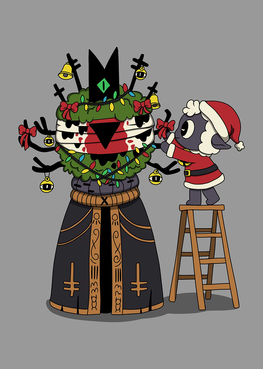 'Santa’s Little Cultist' Poster, picture, metal print, paint by Loobs ...