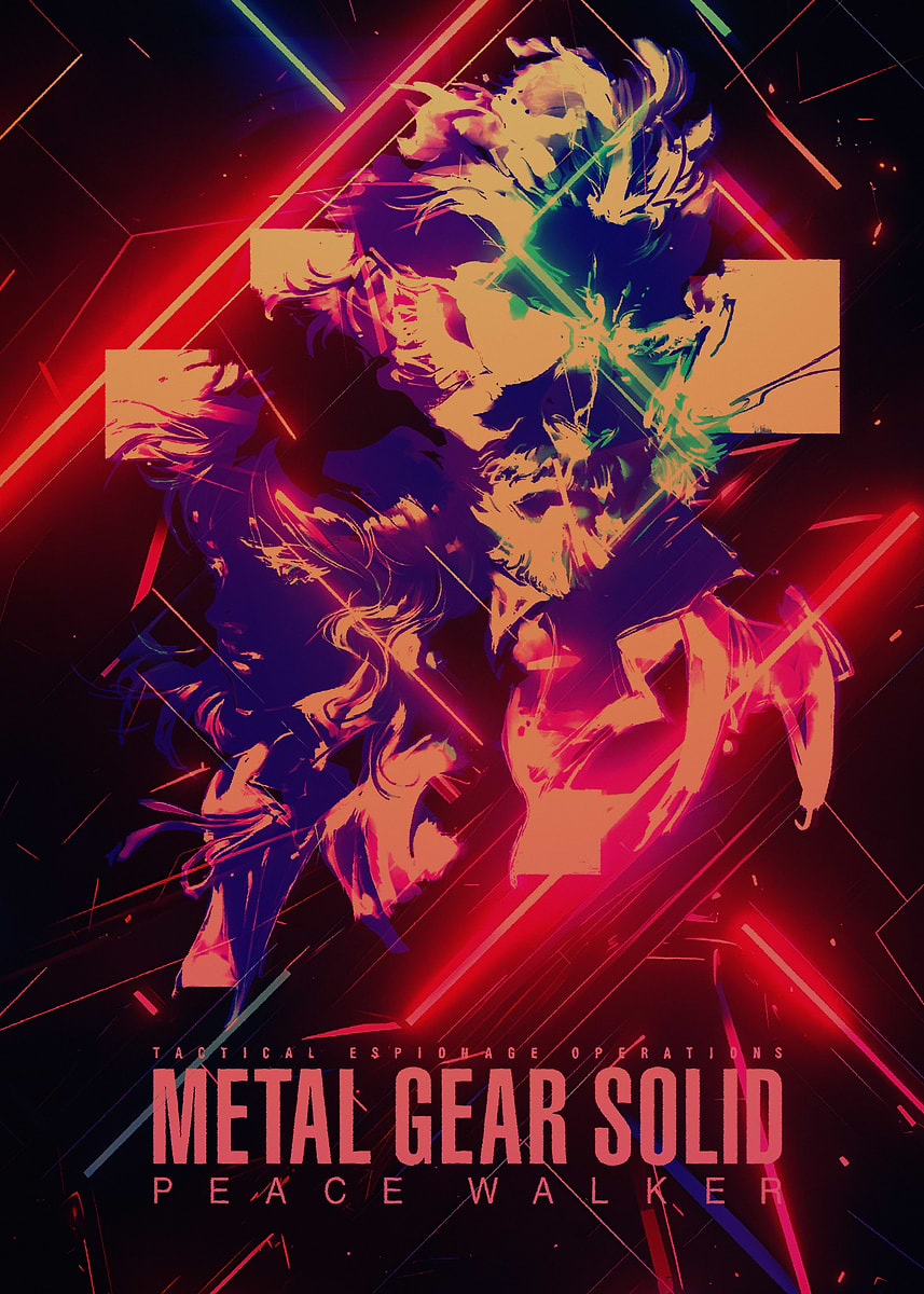 'Metal Gear Solid: Peace Walker Poster' Poster, picture, metal print ...