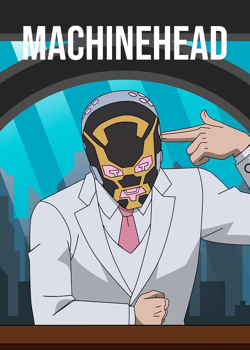 'Machinehead from Invincible' Poster, picture, metal print, paint by geeks holic | Displate