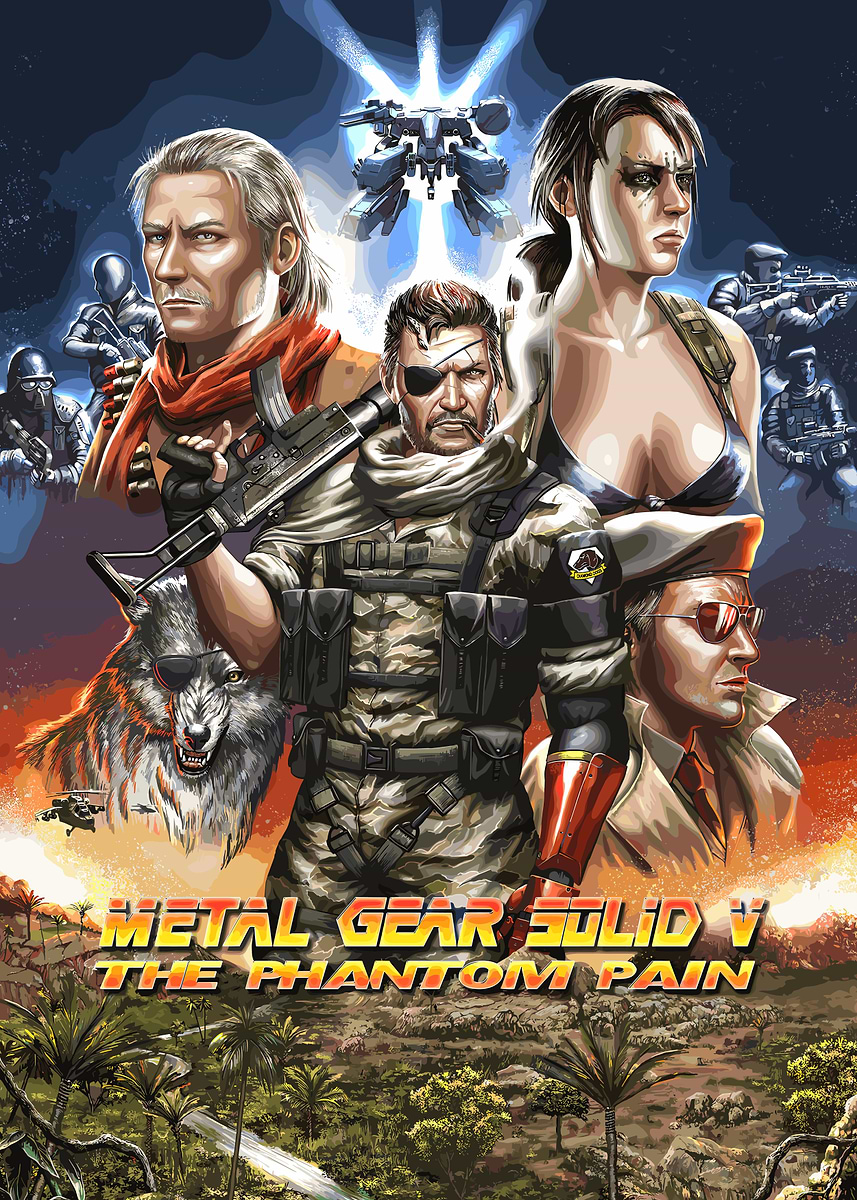 'Metal Gear Solid V The Phantom Pain' Poster, picture, metal print ...