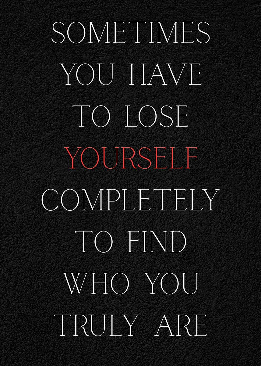 'Lose Yourself' Poster, picture, metal print, paint by DaceTuckiju ...
