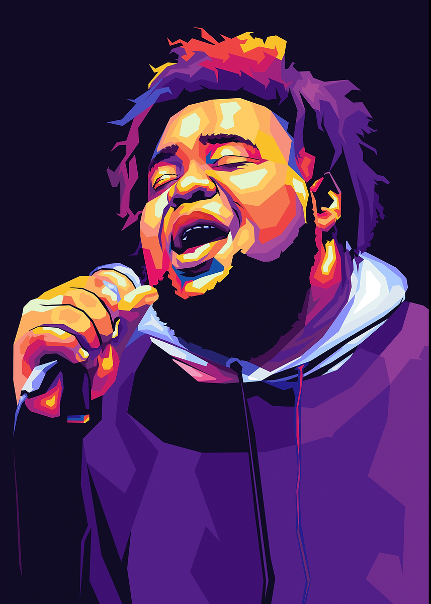 'Rod Wave Wpap Pop Art' Poster, picture, metal print, paint by Azlan ...