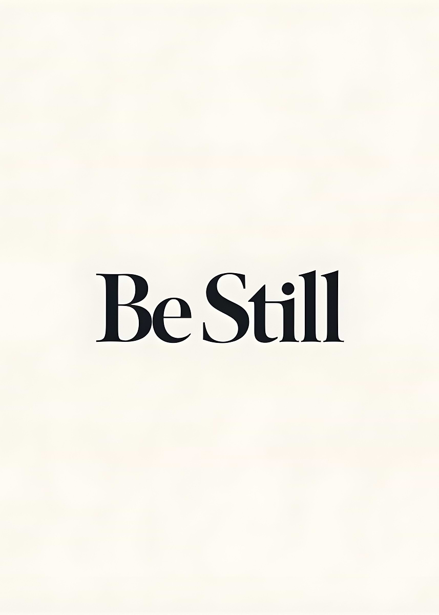 'Be Still ' Poster, picture, metal print, paint by Ahmed | Displate