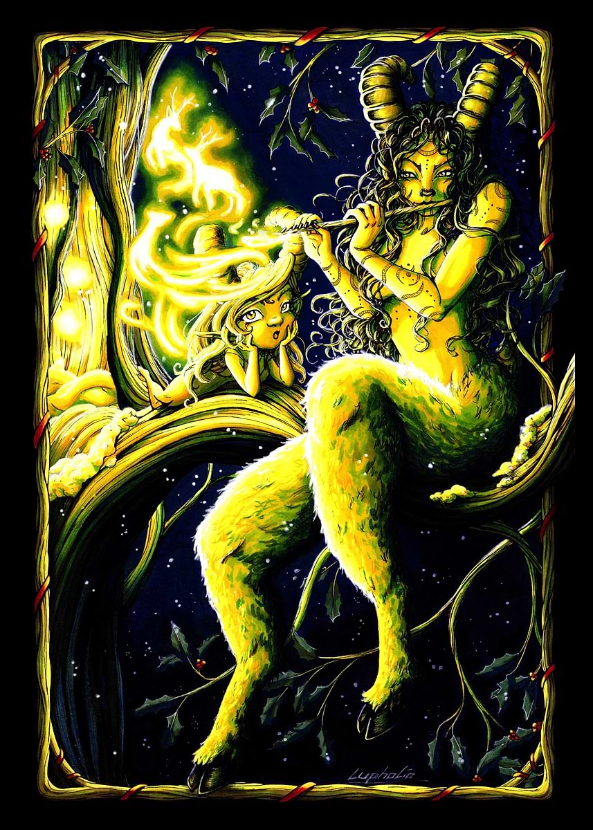 'Lovely Melody - Follow the Faun' Poster, picture, metal print, paint ...