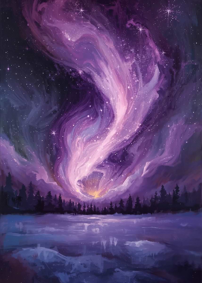 'Celestial Whisper' Poster, picture, metal print, paint by VoidVisions ...