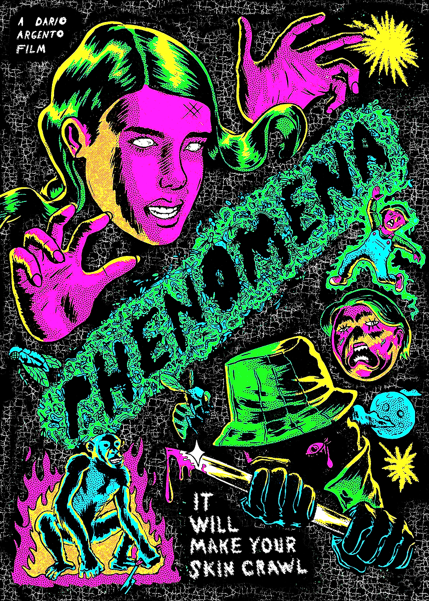 'Phenomena Movie Poster Art' Poster, picture, metal print, paint by ...