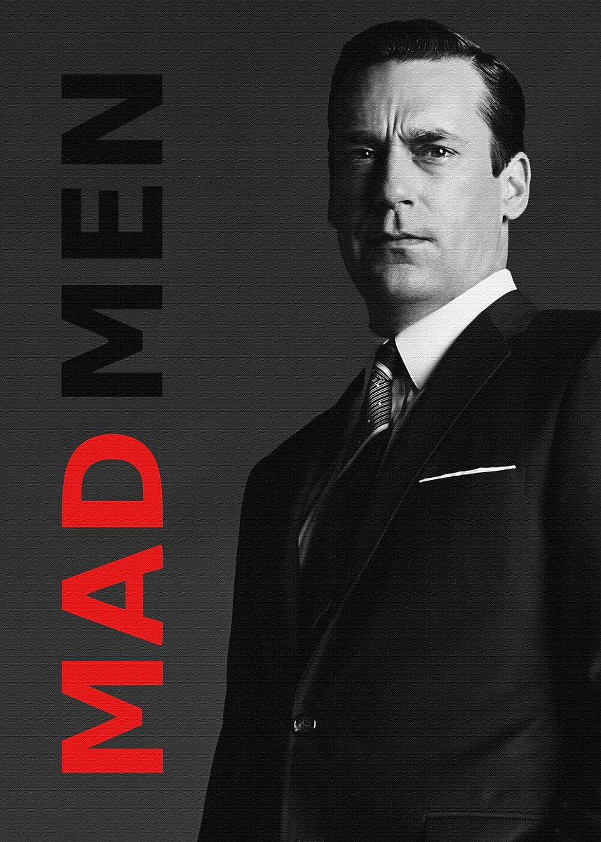 'Mad Men Poster' Poster, picture, metal print, paint by CitraShop ...