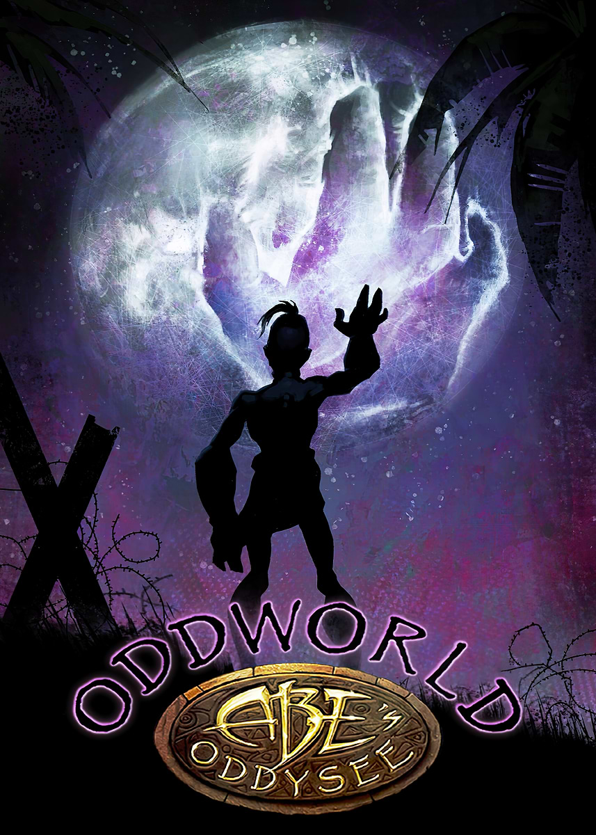 'Oddworld: Abe's Oddysee Game Cover Art' Poster, picture, metal print ...