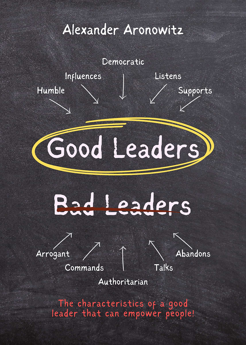 'Good Leaders vs Bad Leaders' Poster, picture, metal print, paint by S ...