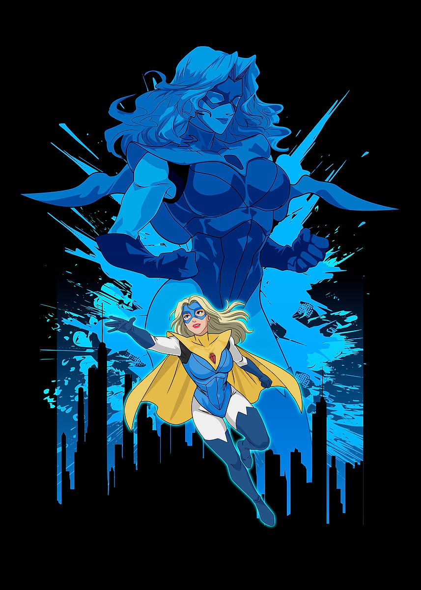 'dispatch blonde blazer' Poster, picture, metal print, paint by geeks holic | Displate