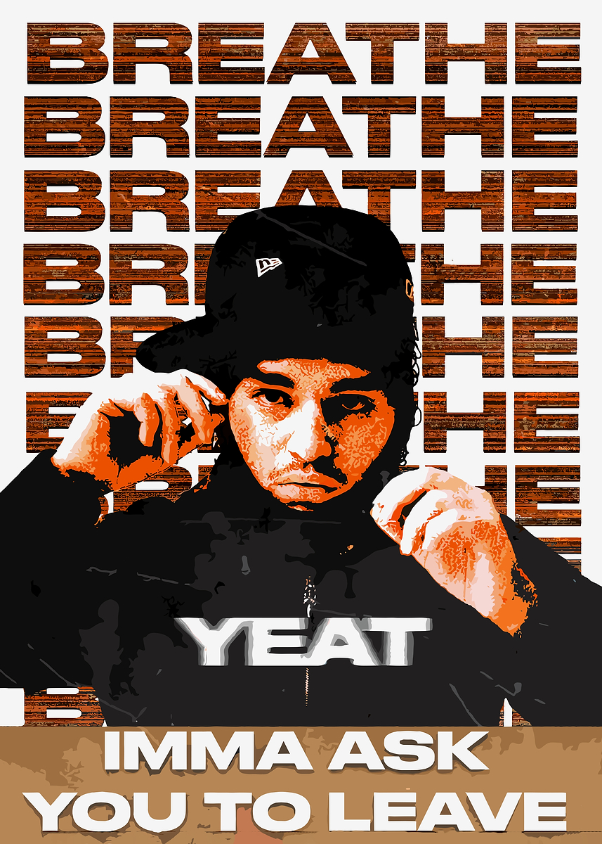 'Yeat' Poster, picture, metal print, paint by Javeline E | Displate