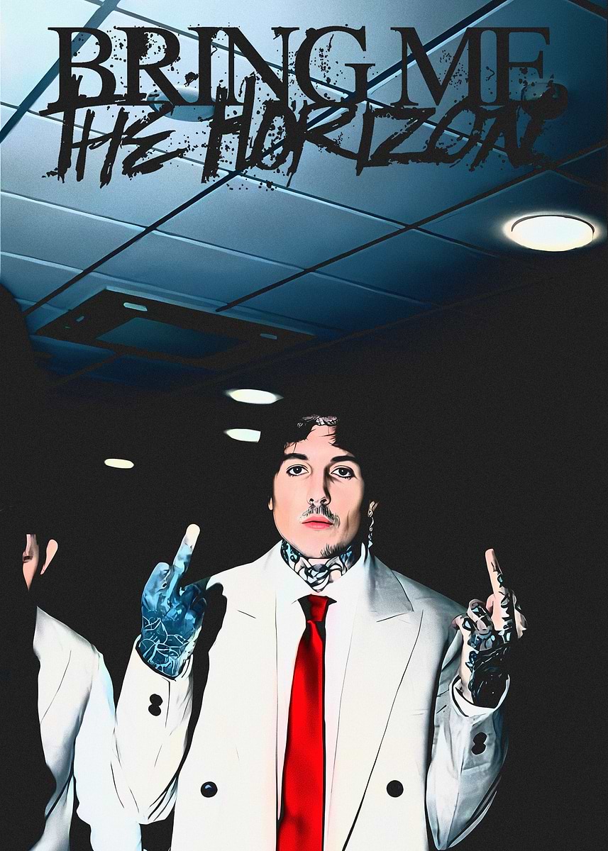 'Bring Me The Horizon' Poster, picture, metal print, paint by PRAM ON ...