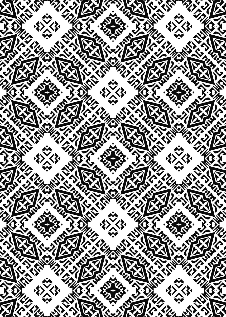 'Complex Diamond Grid with Geometric Filigree' Poster, picture, metal ...