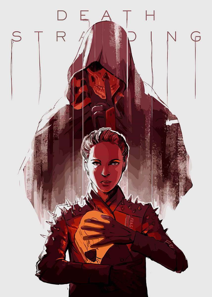 'Death Stranding' Poster, picture, metal print, paint by Nick Vera ...