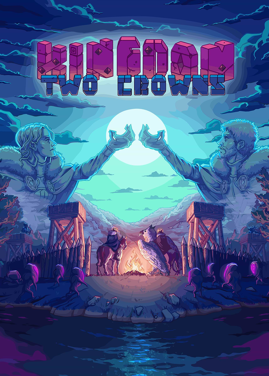 'Kingdom Two Crowns Game Cover Art' Poster, picture, metal print, paint ...