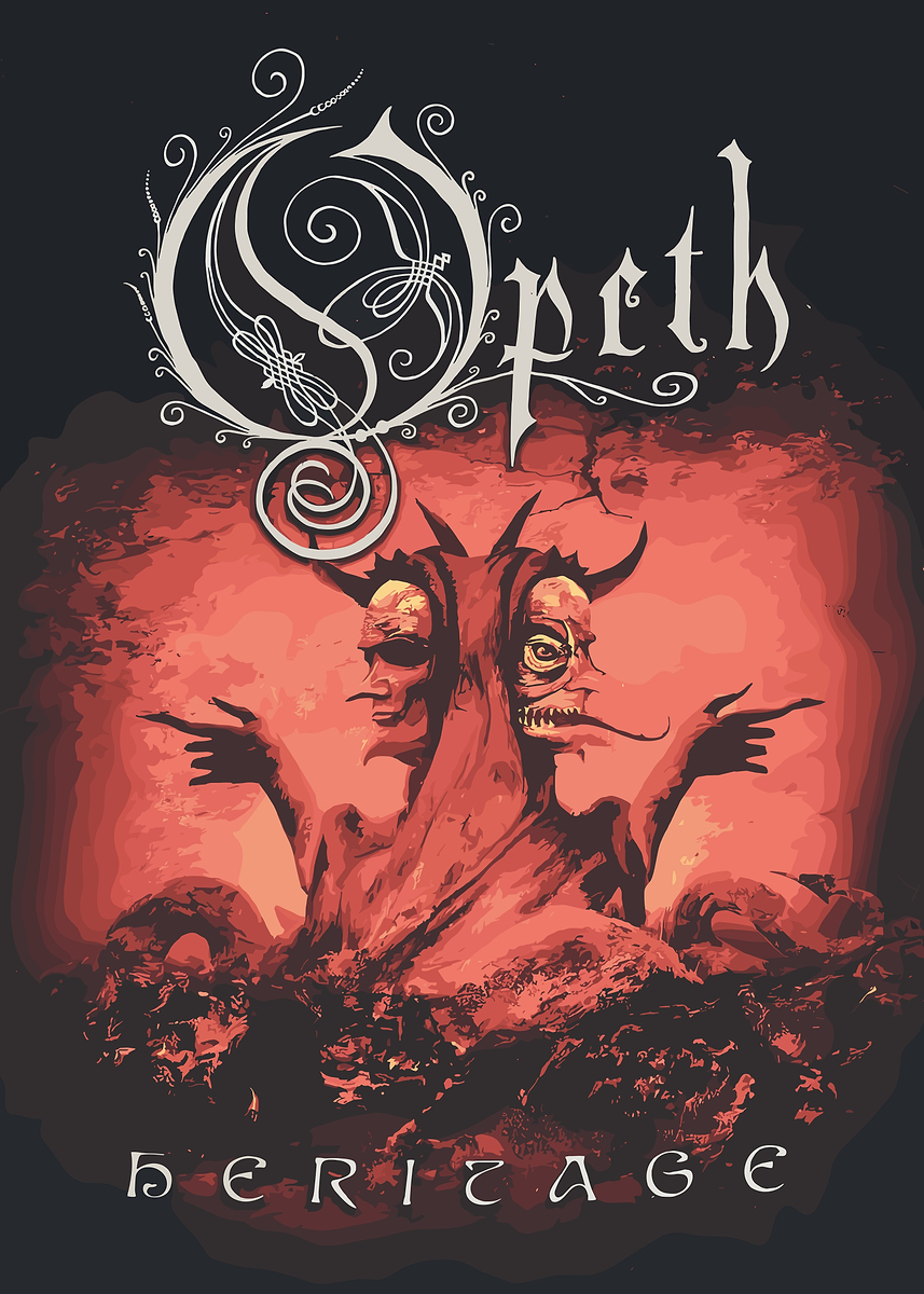 'Opeth Heritage Album Cover Art' Poster, picture, metal print, paint by ...