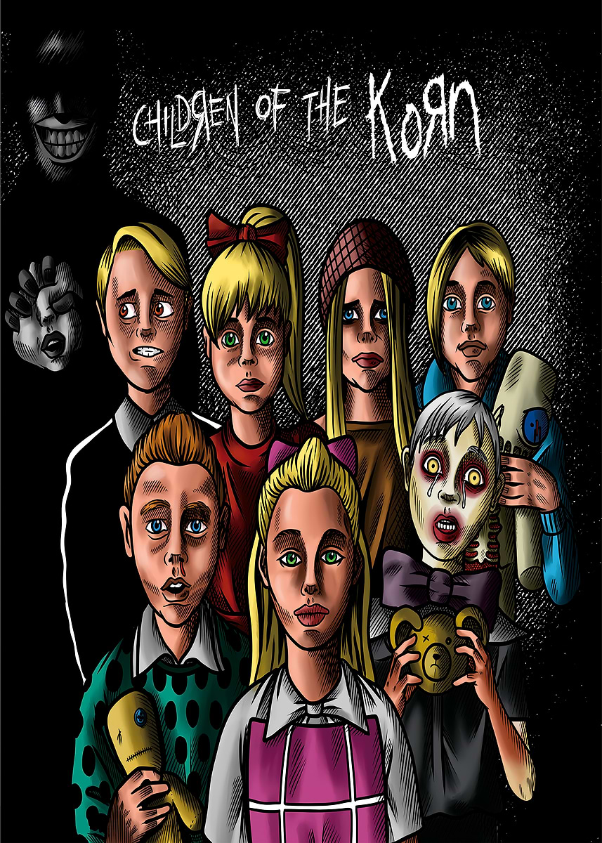 'Children of the Korn Art' Poster, picture, metal print, paint by ...