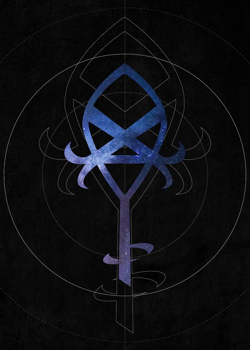 'Rune Intuition' Poster, picture, metal print, paint by Ray Diaz | Displate