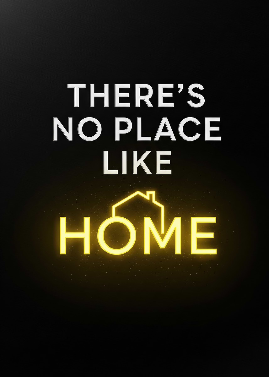 'Home Glow Inspiration' Poster, picture, metal print, paint by ...