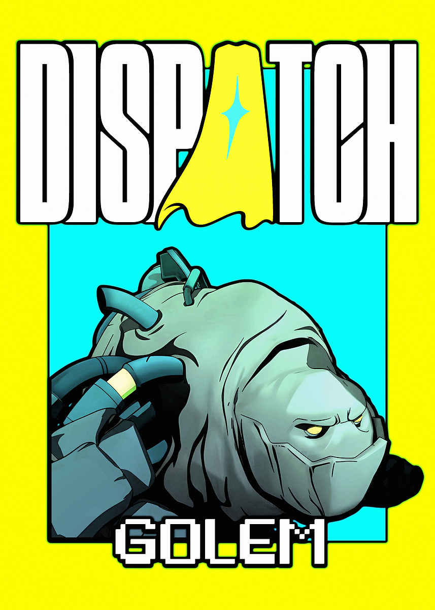 'Dispatch Golem Character Art' Poster, picture, metal print, paint by ...