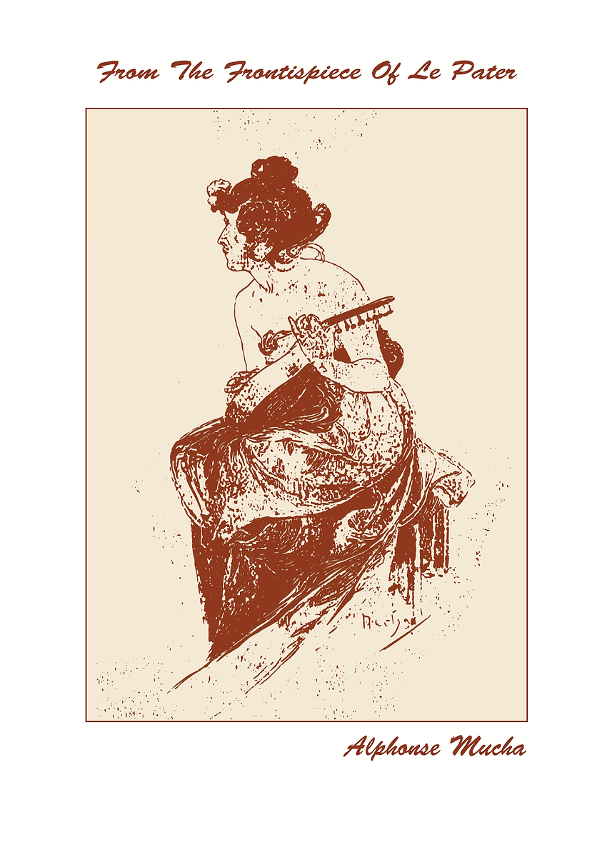 'From The Frontispiece Of Le Pater' Poster, picture, metal print, paint ...